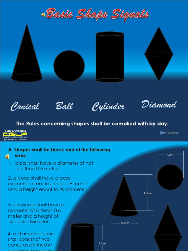 The Rules Concerning Shapes Shall Be Complied With by Day | PDF ...