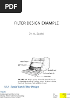Rapid Sand Filter Design Example PDF | PDF | Filtration | Litre