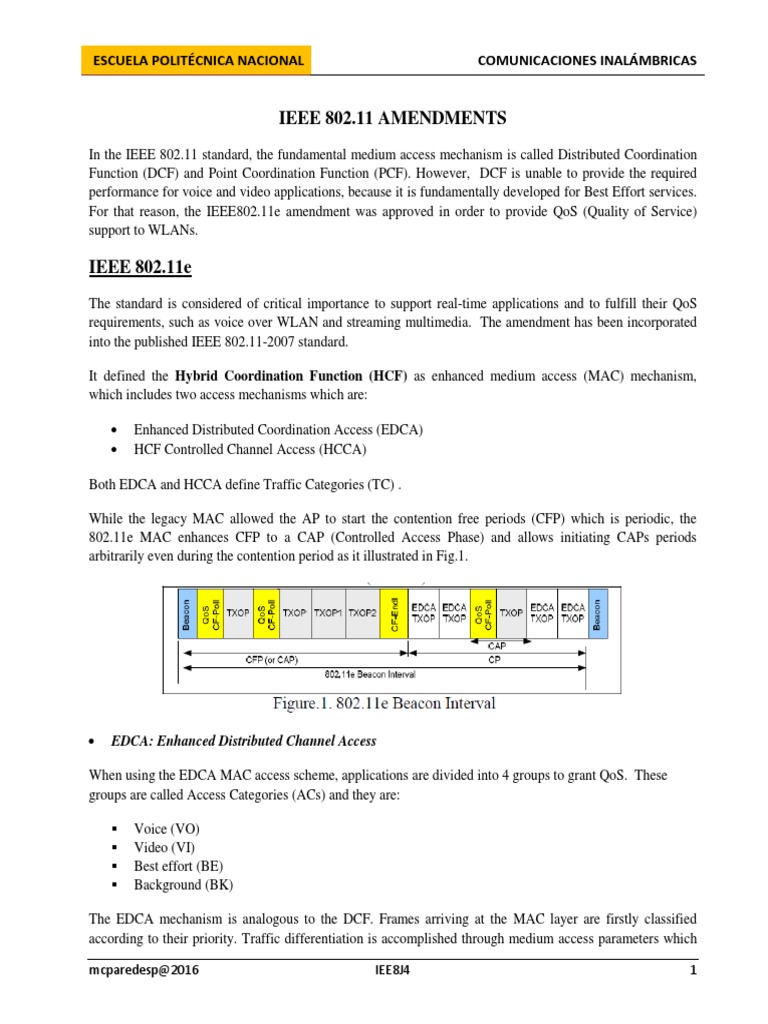 3.4 IEEE 802.11 Amendments | PDF | Ieee 802.11 | Radio