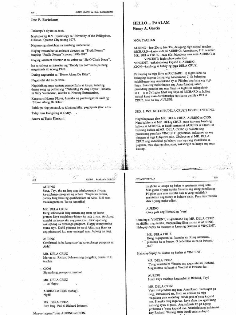 Hello Paalam - Fanny Garcia | PDF