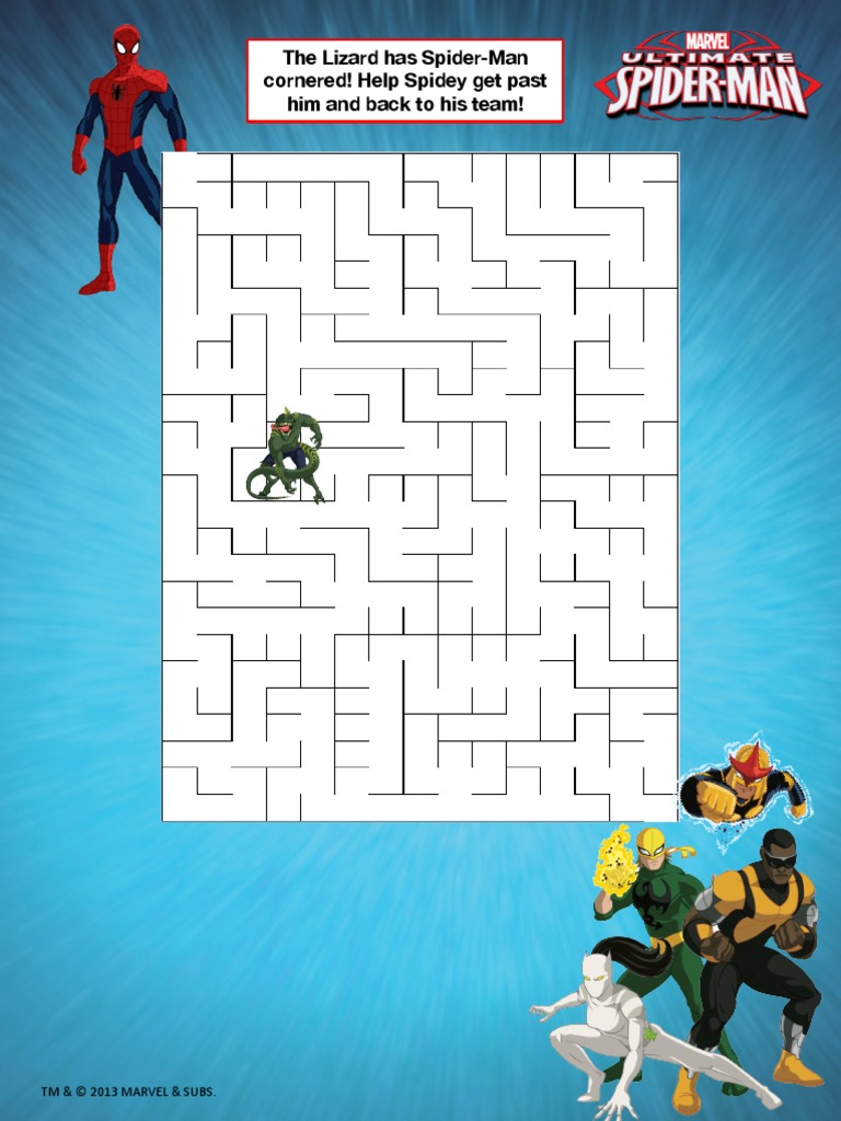 Spiderman Maze | PDF