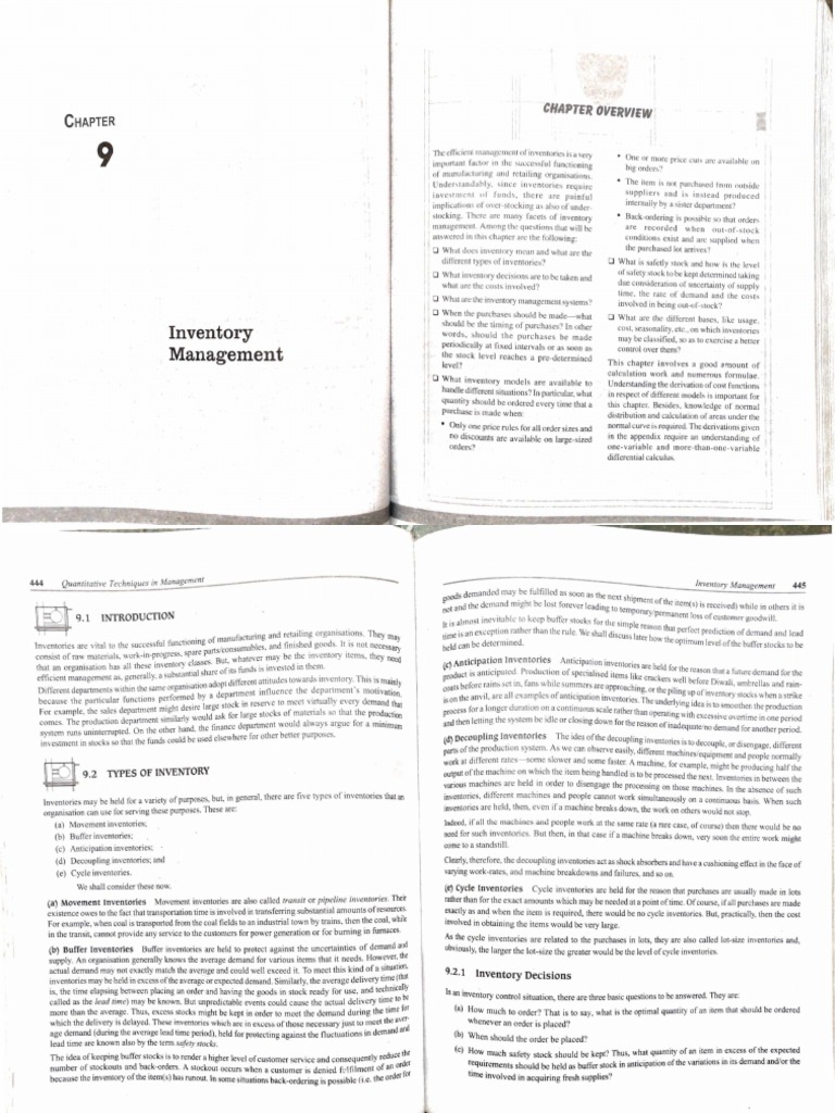 Understanding Inventory Management: An Overview of Key Concepts, Models ...