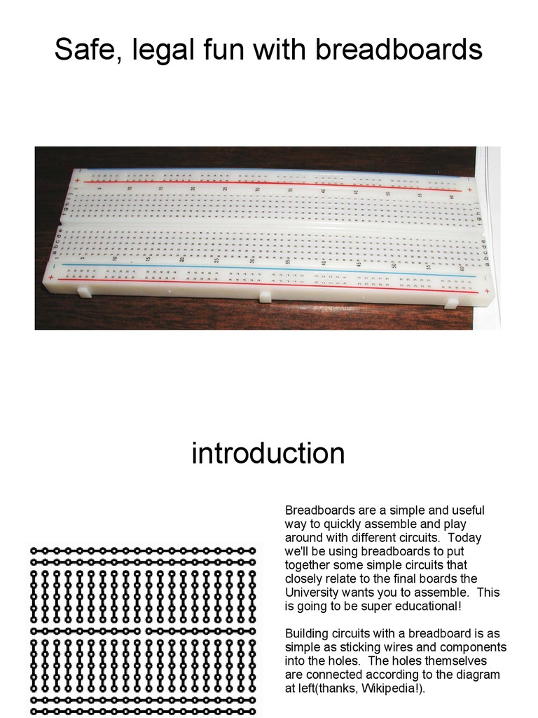 Safe, legal fun with breadboards | PDF | Bracket | Computer Program