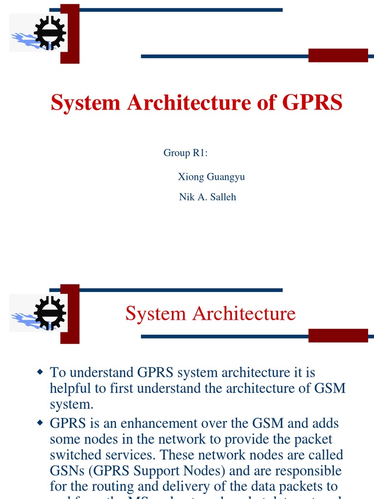 GPRS Architecture | General Packet Radio Service | Computer Network