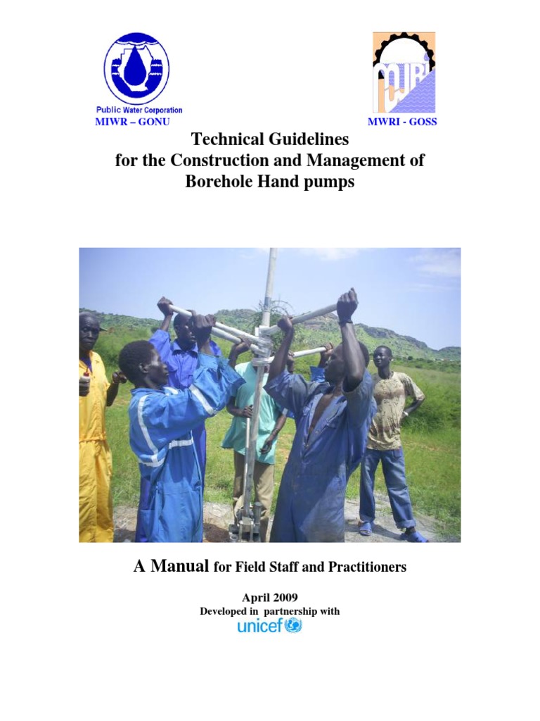 SS Tech Guide - Hand Pump Equipped Boreholes PDF | PDF | Aquifer ...