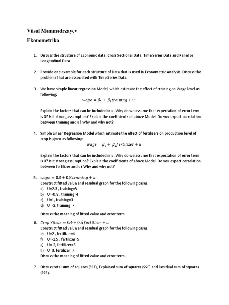 Business Statistics Exercises Answers | PDF | Errors And Residuals ...