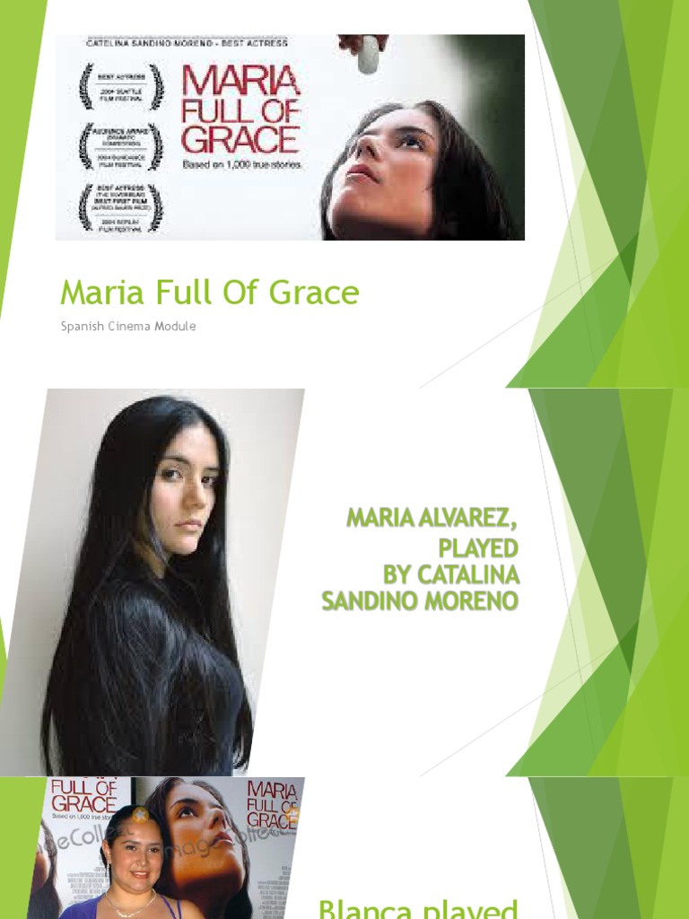 Maria Full of Grace: Spanish Cinema Module | PDF