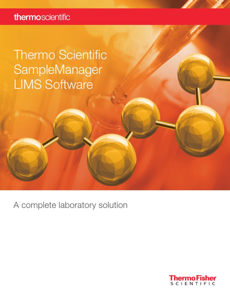 Thermo Scientific Samplemanager Lims Software: A Complete Laboratory ...