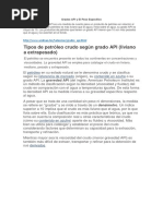Tabla de Grados API y Densidad | PDF | Unidades de medida | Industria ...