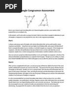 Congruent Triangle Logo Project | PDF | Triangle | Teaching Mathematics