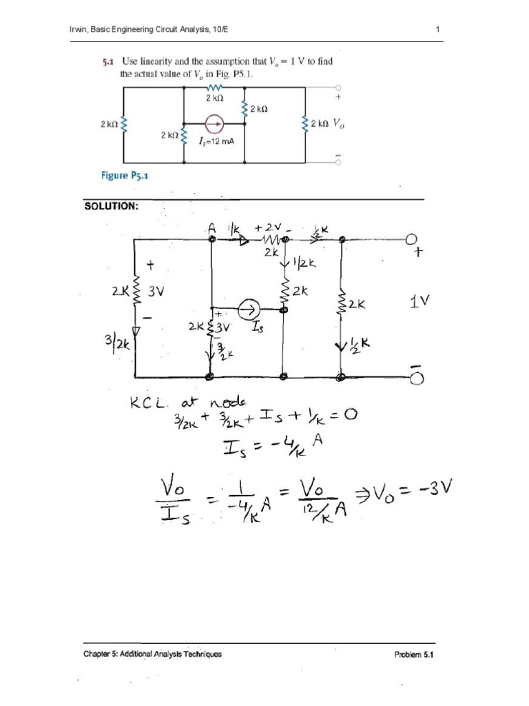 Irwin 5 Chapter - 10th | PDF | Electronic Engineering | Electrical ...