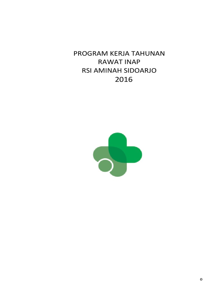 Program Kerja Rawat Inap | PDF