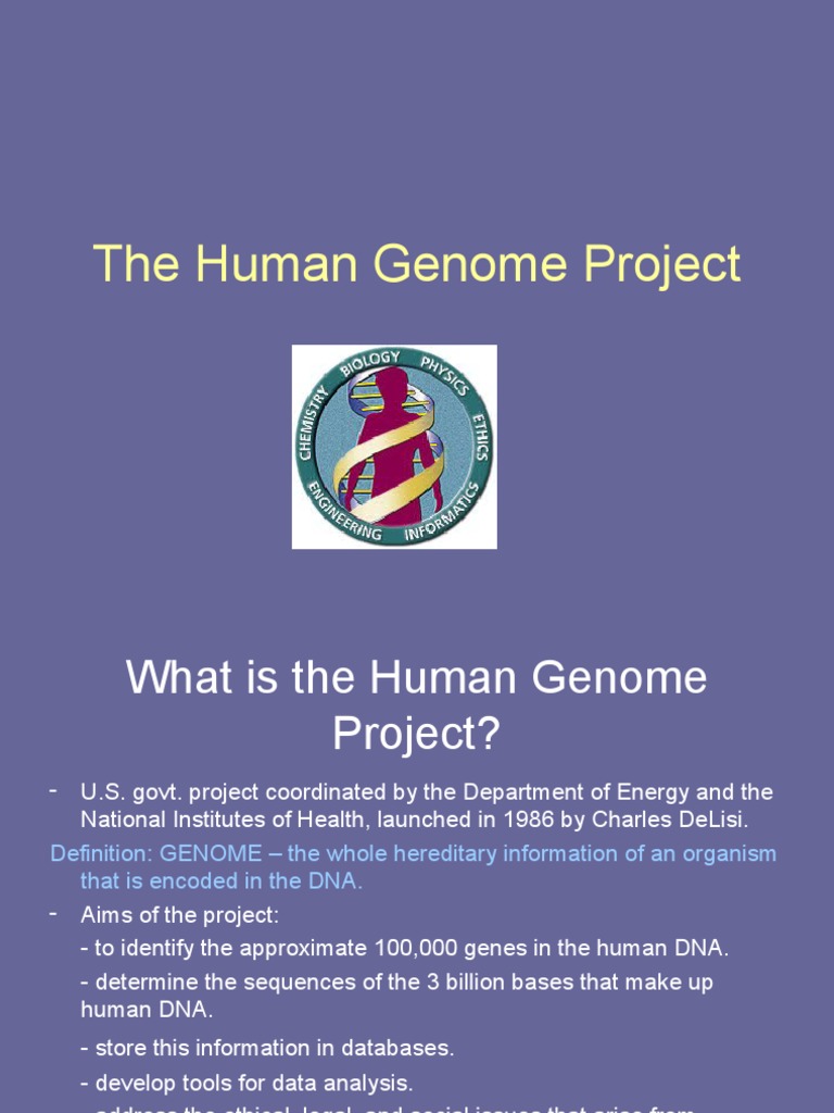 The Human Genome Project | PDF | Genetics | Genetic Testing