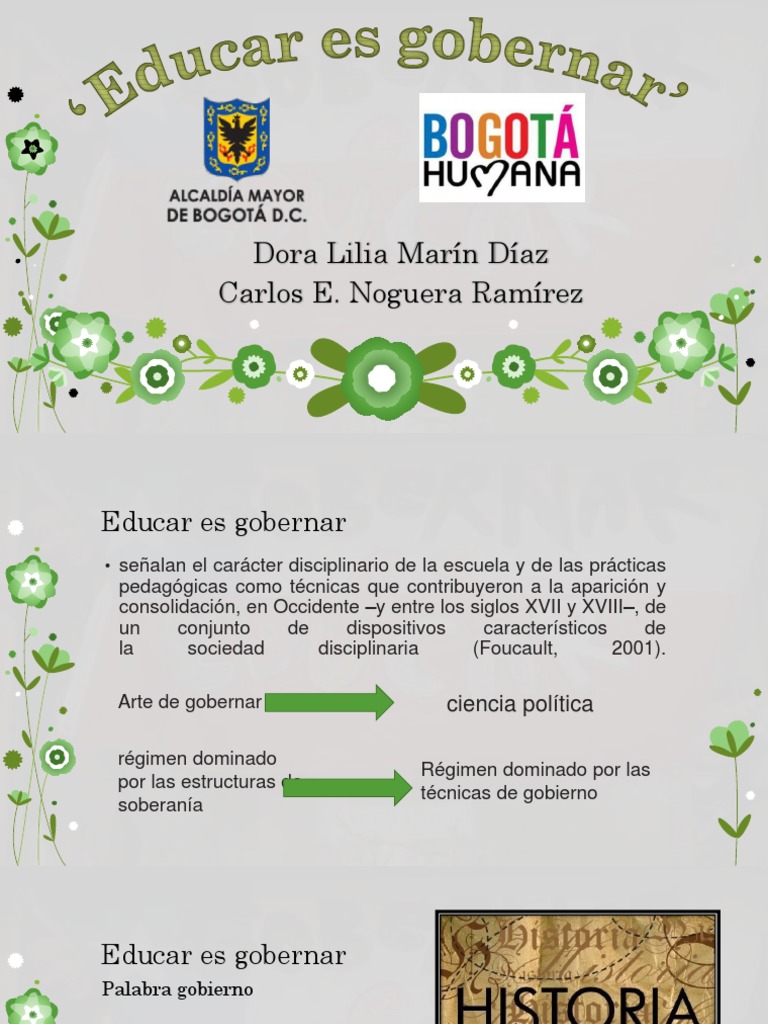 Educar Es Gobernar' | PDF | Michel Foucault | Comportamiento