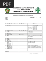 Lembar Hasil Pemeriksaan Laboratorium | PDF