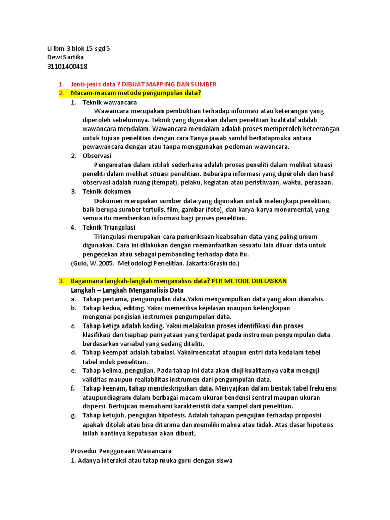 Li LBM 3 SGD 5 Dewi | PDF