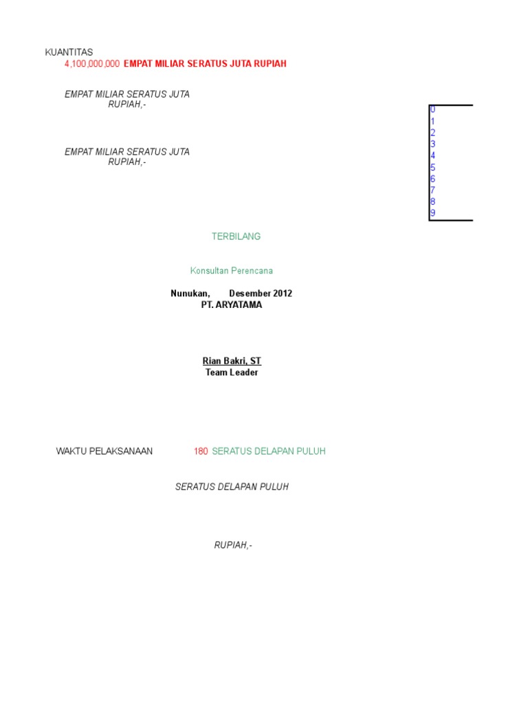 Rab Dermaga Apung BAMBANGAN | PDF