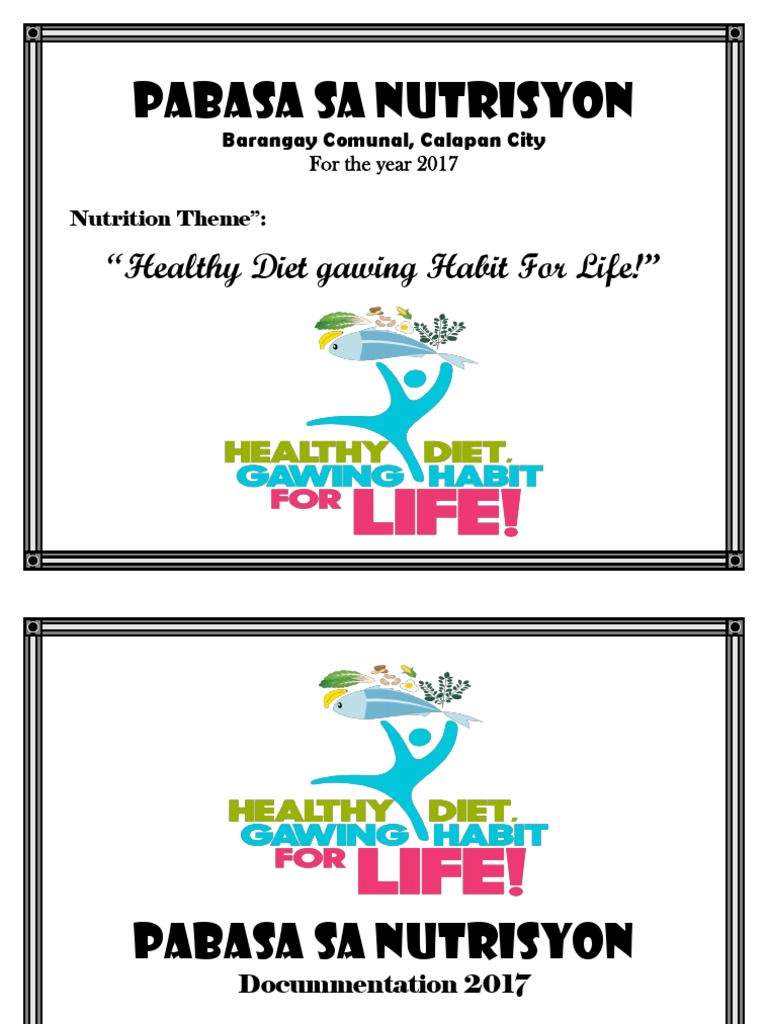 Pabasa Sa Nutrisyon | PDF