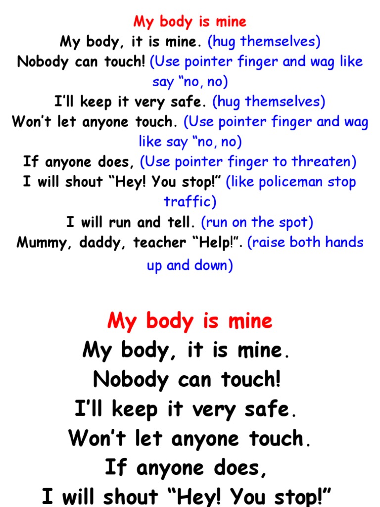 My Body Is Mine | PDF