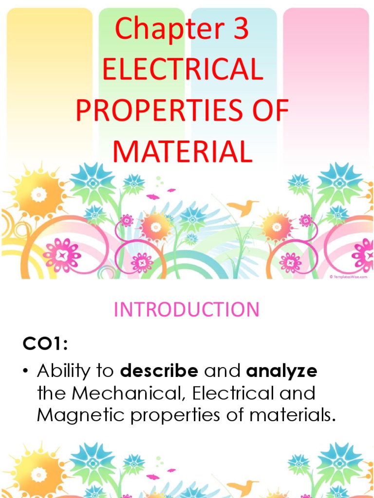 Electrical Properties of Material | Download Free PDF | Dielectric ...