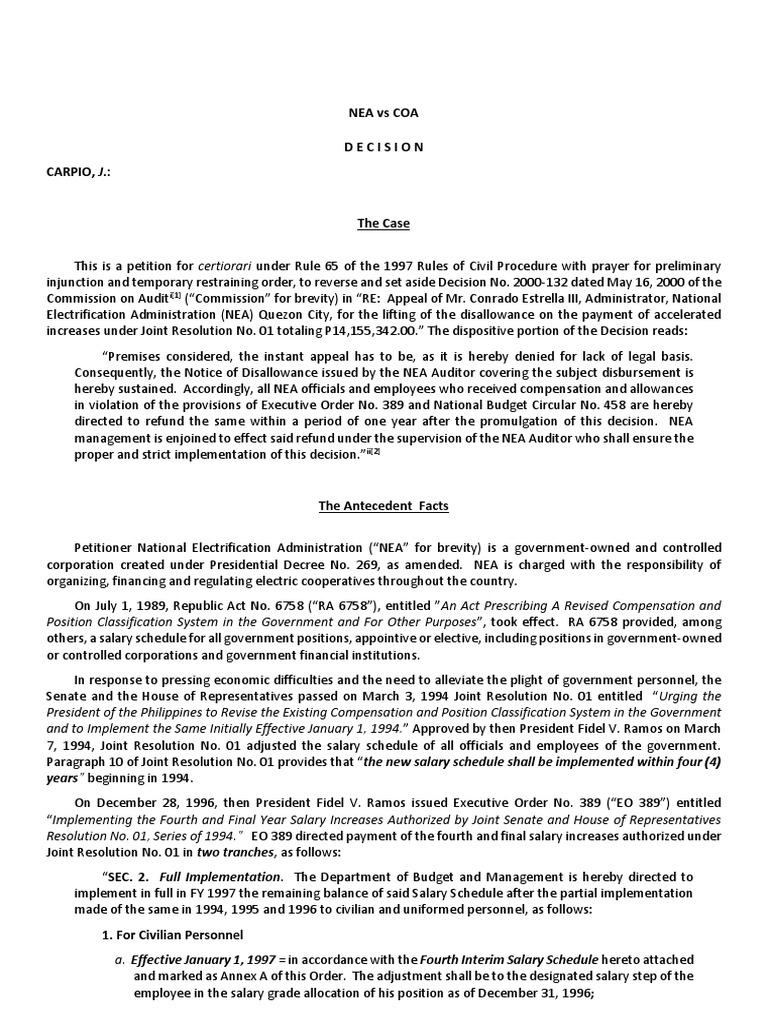 Clarifying the Proper Implementation of Salary Increases: The Supreme ...