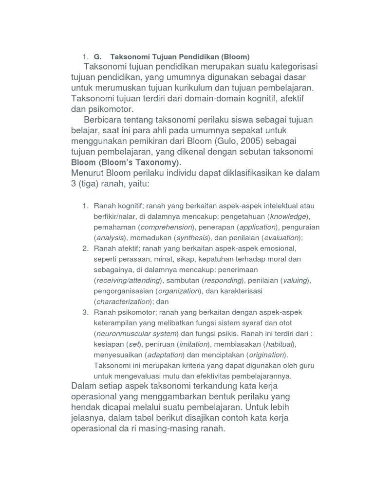 Rumusan Tujuan Pembelajaran | PDF | Sains & Matematika