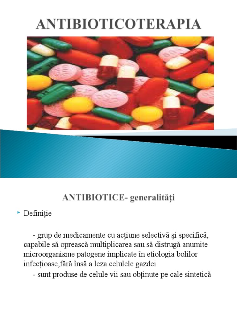 ANTIBIOTICOTERAPIA | PDF