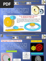 Les Engrenages (Cours Bac) | PDF | Ingénierie mécanique | Cinématique