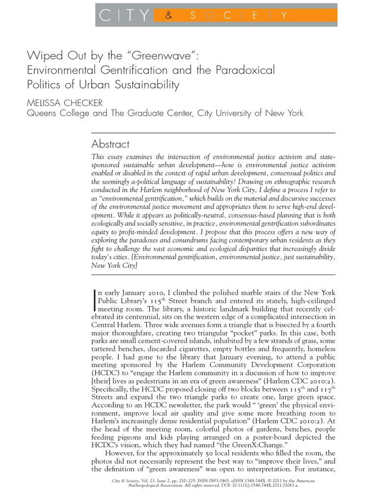 Checker 2011 Wiped Out by Greenwave PDF | PDF | Harlem | Manhattan