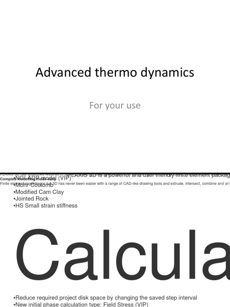 Advanced Thermo Dynamics | PDF
