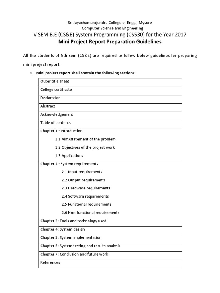 1.report Preparation Guidelines | PDF