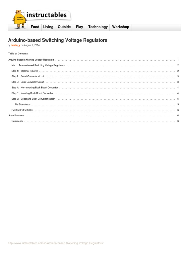 Arduino-Based Switching Voltage Regulators | PDF | Field Effect ...
