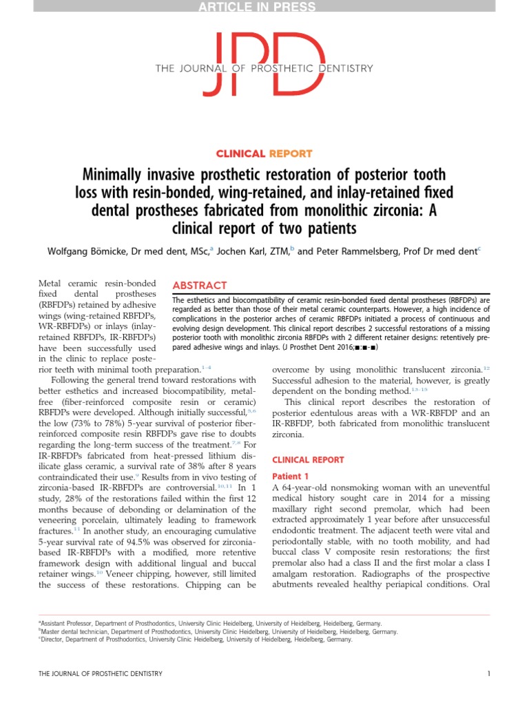 1 | PDF | Dental Composite | Prosthodontics