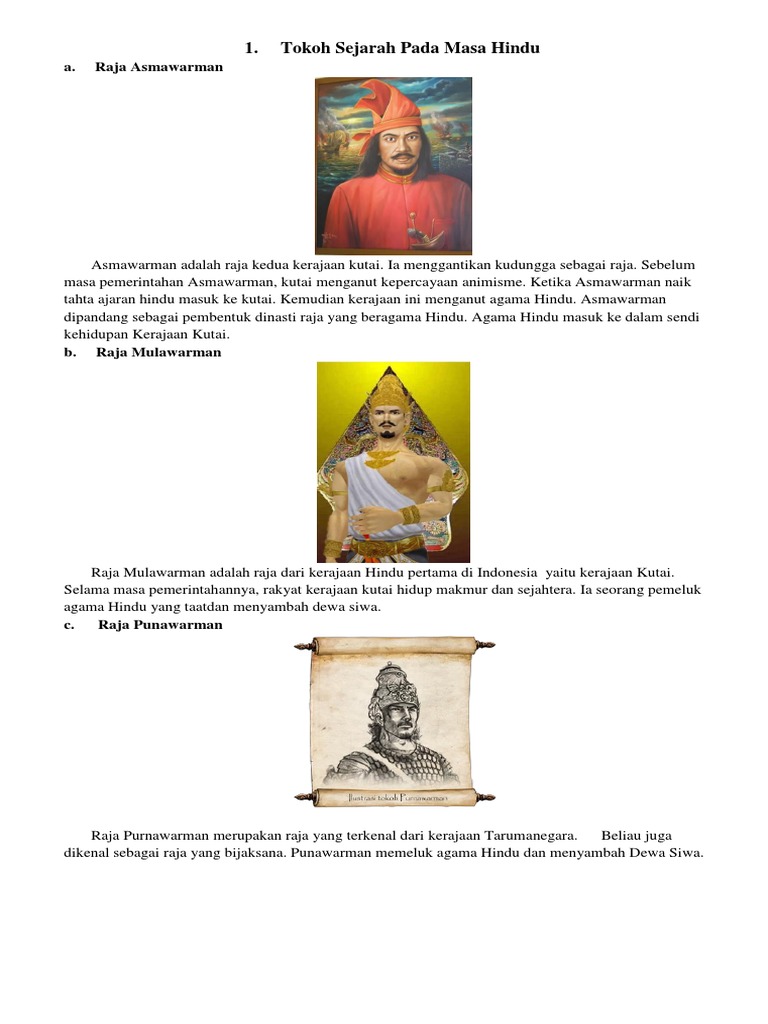 Nama Raja Kerajaan Islam Hindu Budha | PDF