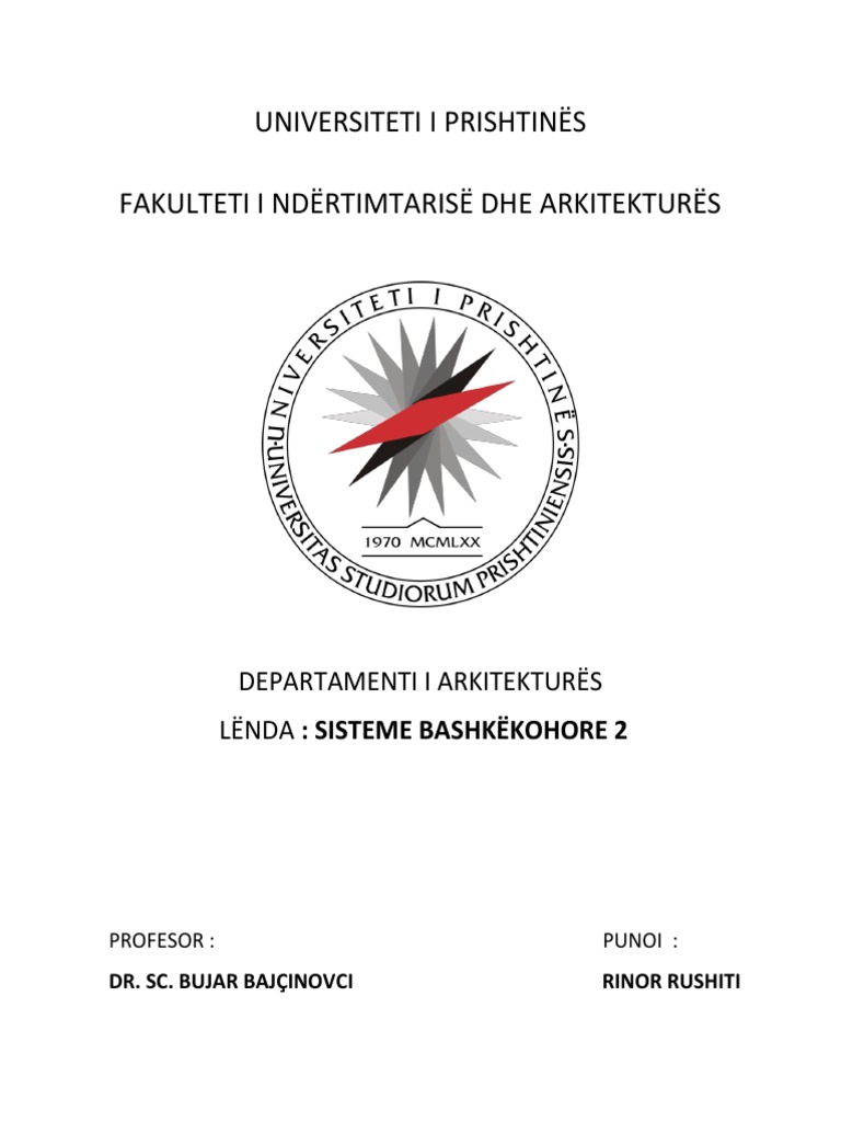 Shkolla e Mesme e Bujqesise - Zenel Hajdini | PDF