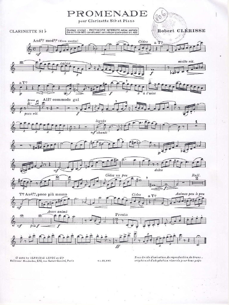 1 - 269059690 Clerisse Robert Promenade PDF | PDF