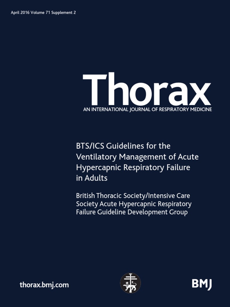 2016 - BTS-ICS Guidelines For The Ventilatory Management of Acute ...
