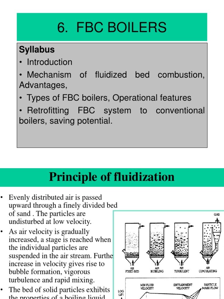 Overview of FBC Boiler Types and Principles | PDF | Fluidization | Boiler