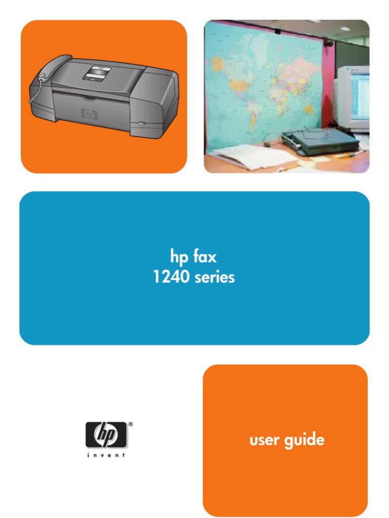 HP Fax 1240 Series | PDF | Fax | Telephone Call