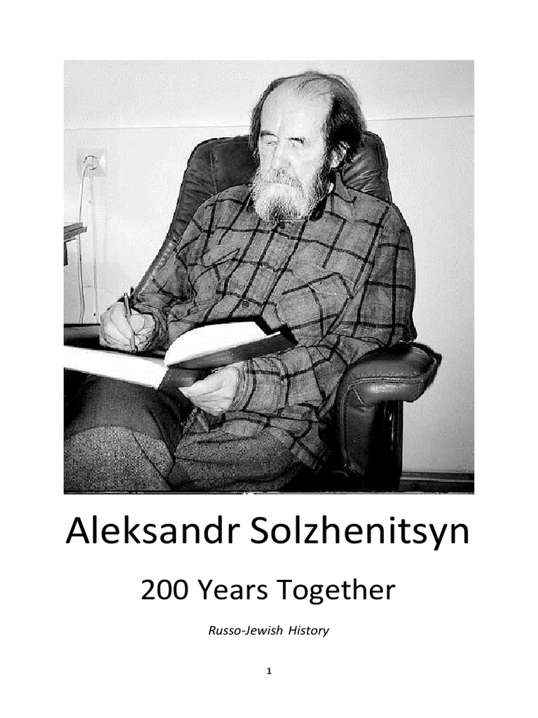 200 Years Together - Solzhenitsyn | PDF | Hasidic Judaism | Crimea