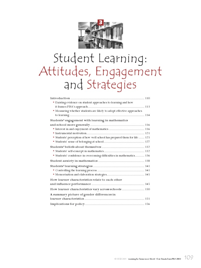 Attitudes, Engagement Strategies: Student Learning: and | PDF ...