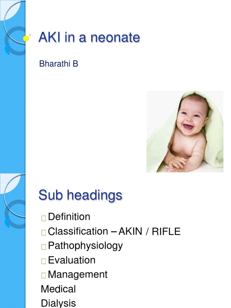 Neonatal AKI: Treatment and Management | PDF | Dialysis | Renal Function