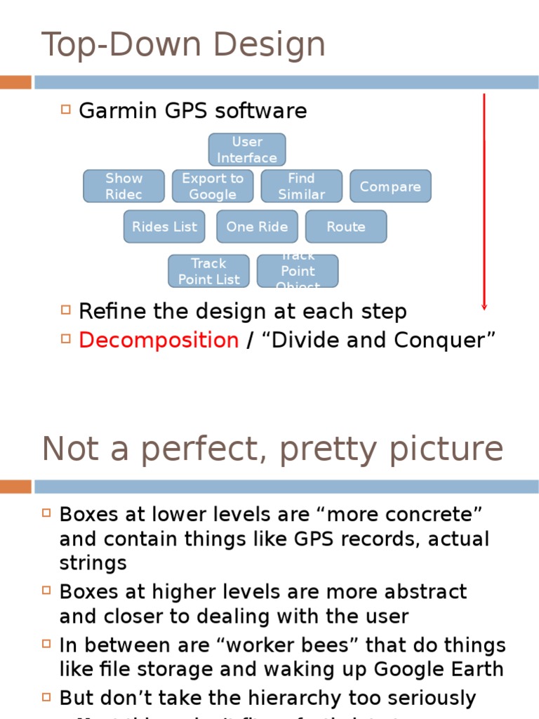 Top-Down Design: Garmin GPS Software | PDF | Modular Programming ...