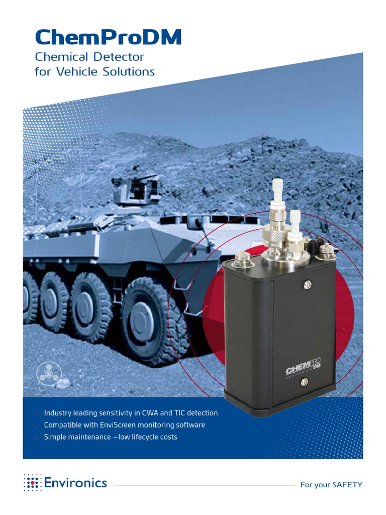 ChemProDM Chemical Detector For Vehicle Solutions | PDF | Sensor ...