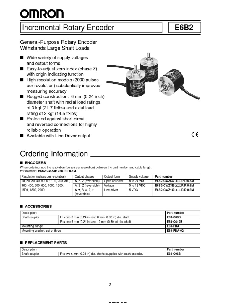 General Purpose Rotary Encoder with High Load Capacity and Configurable ...