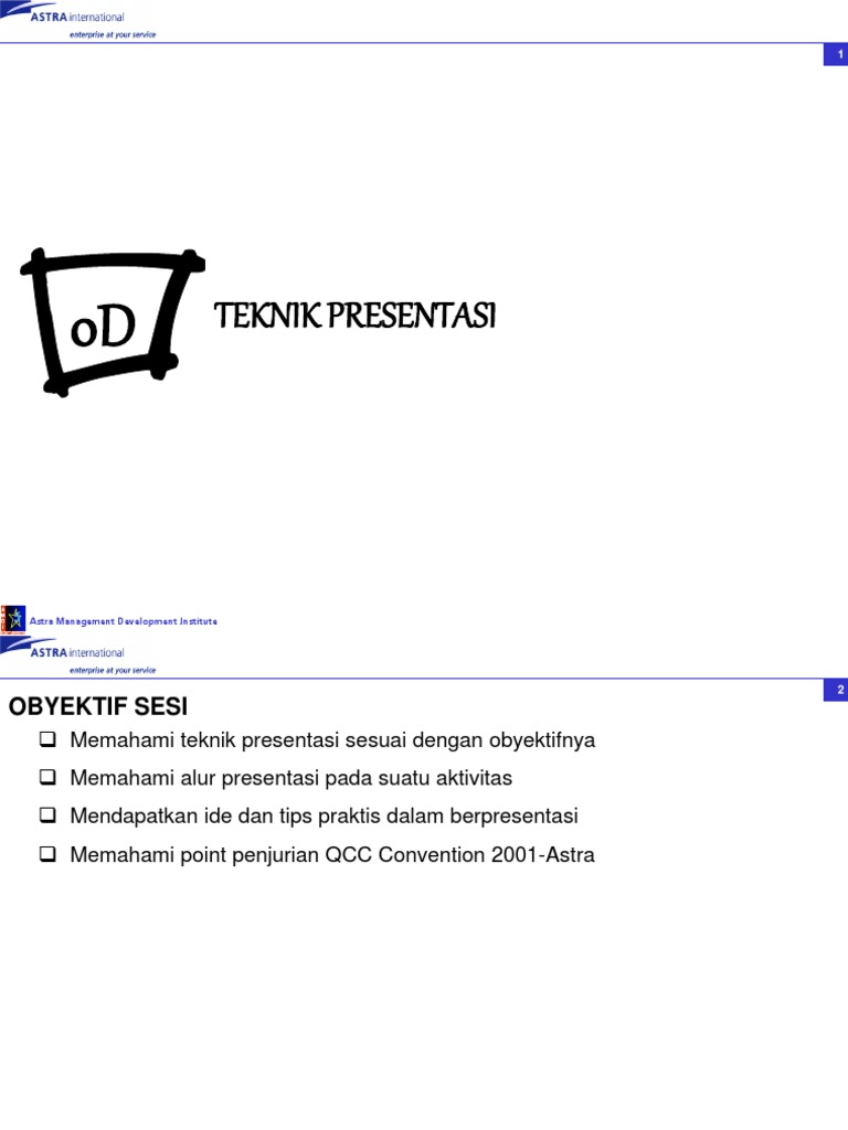 Teknik Presentasi QCC | PDF
