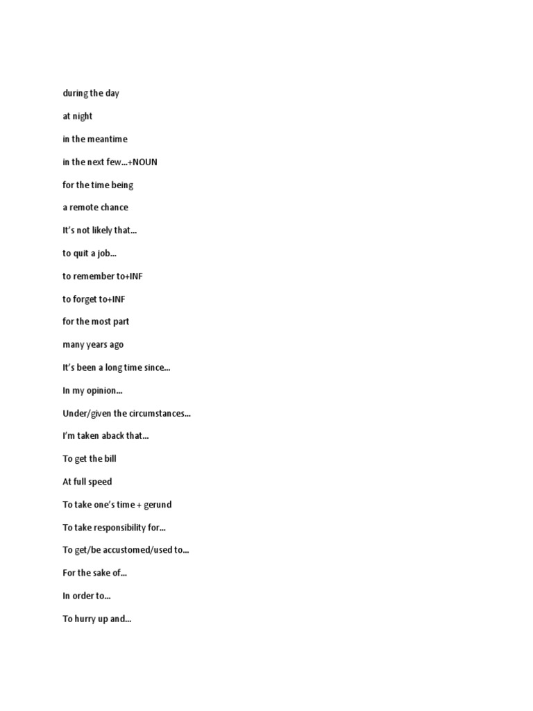Common English Fixed Expressions | PDF | Idiom