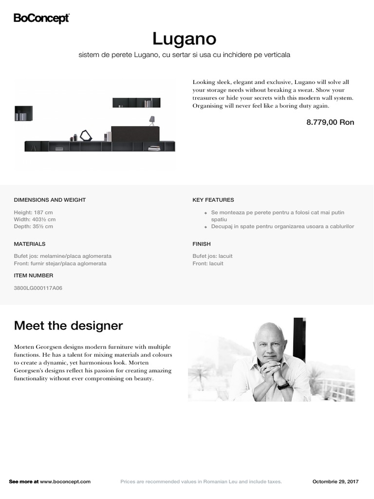 Lugano: Meet The Designer | PDF