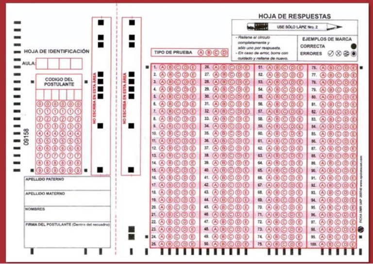 Hoja de Respuestas | PDF