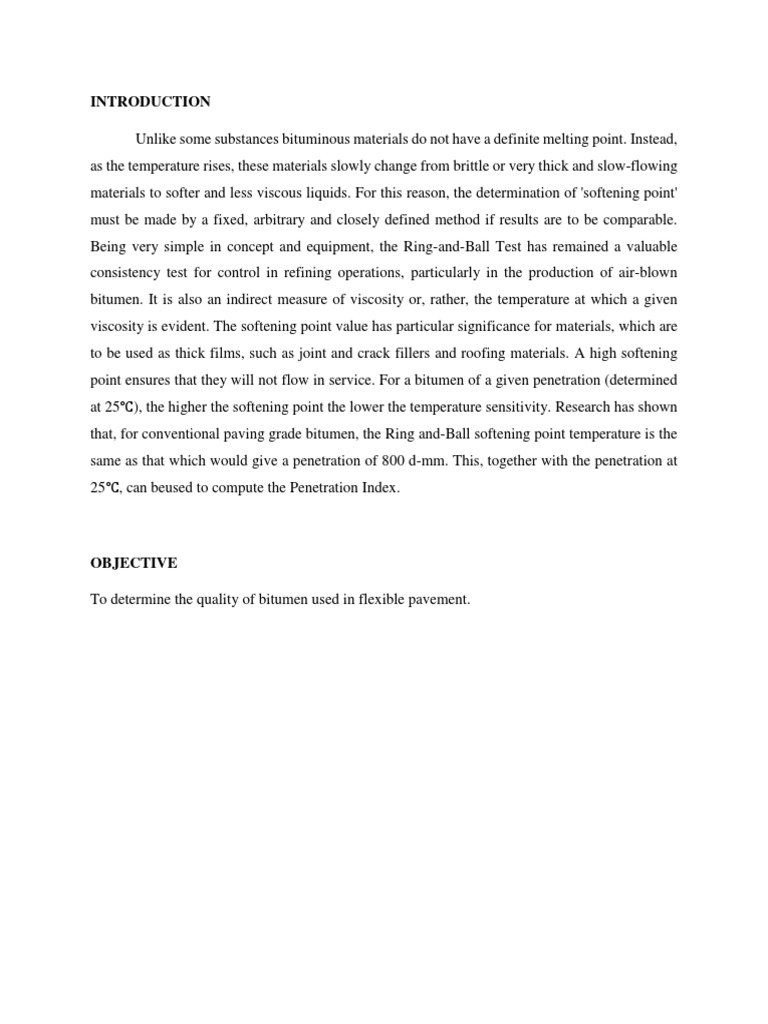 Quality of Bituminous Materials | PDF | Asphalt | Temperature